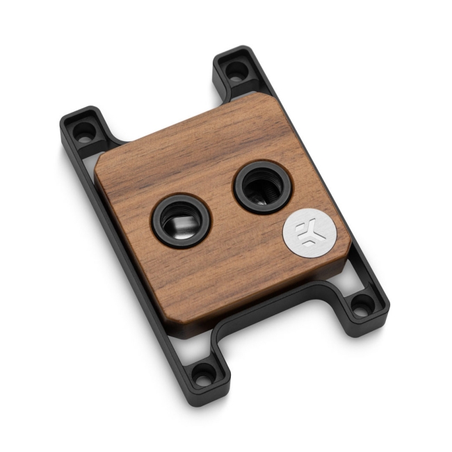 EK-Quantum Magnitude - AMD AM4 AM5 Lignum Edition CPU Water Block - Walnut