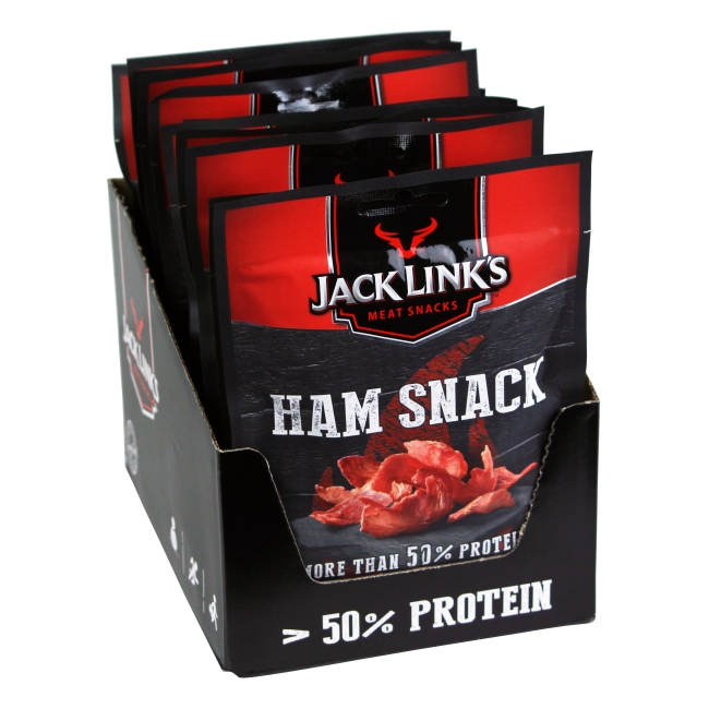 Jack Link's Original Ham Snack - Box of 12 x 25 g Packs