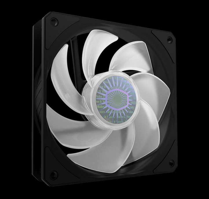 Cooler Master Sickleflow 120 ARGB 120mm Case Fan - Reverse Edition - Black
